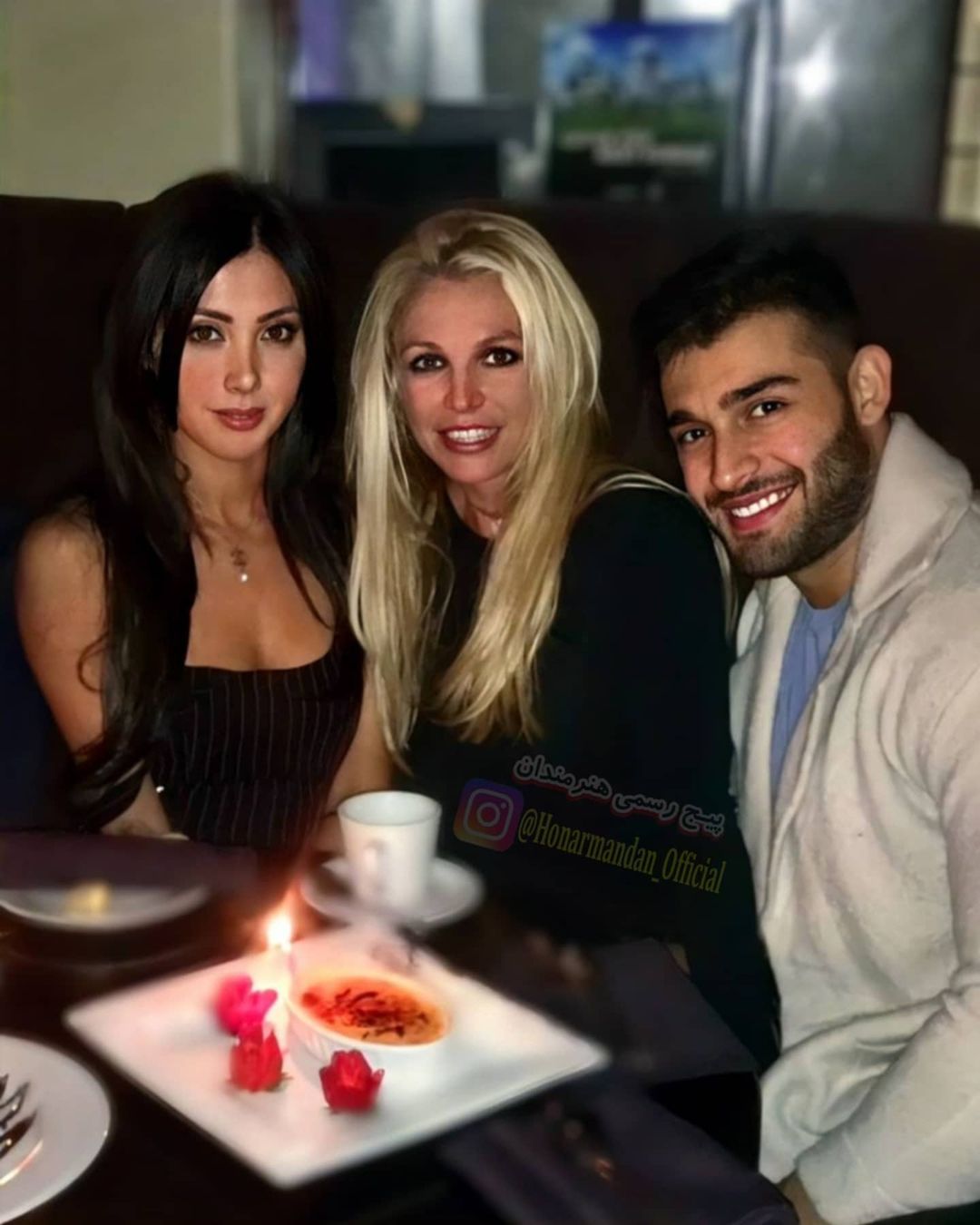 honarmandan_official@instagram on Pinno: سام اصغری با همسرش بریتنی ...