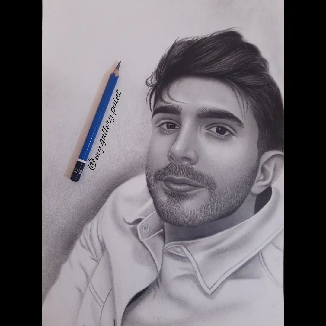 naghashi.chehre@instagram on Pinno: . 🔸نمونه کار خودم سیاه قلم ابعاد a4 ...