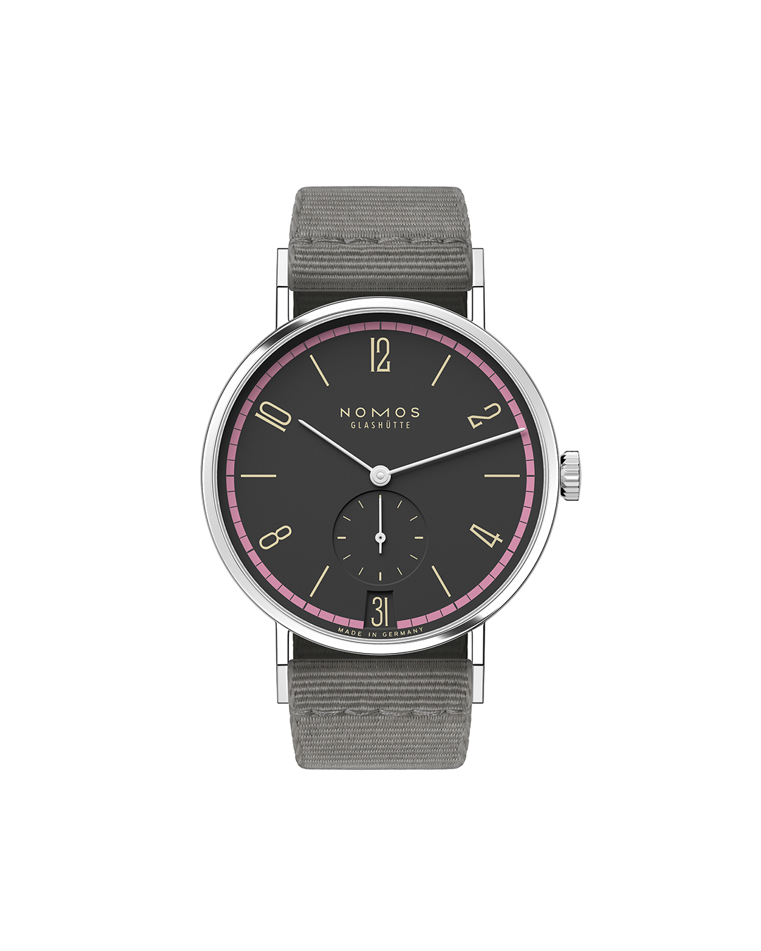 nomos_glashuette@instagram on Pinno: The pink minute ring looks even ...