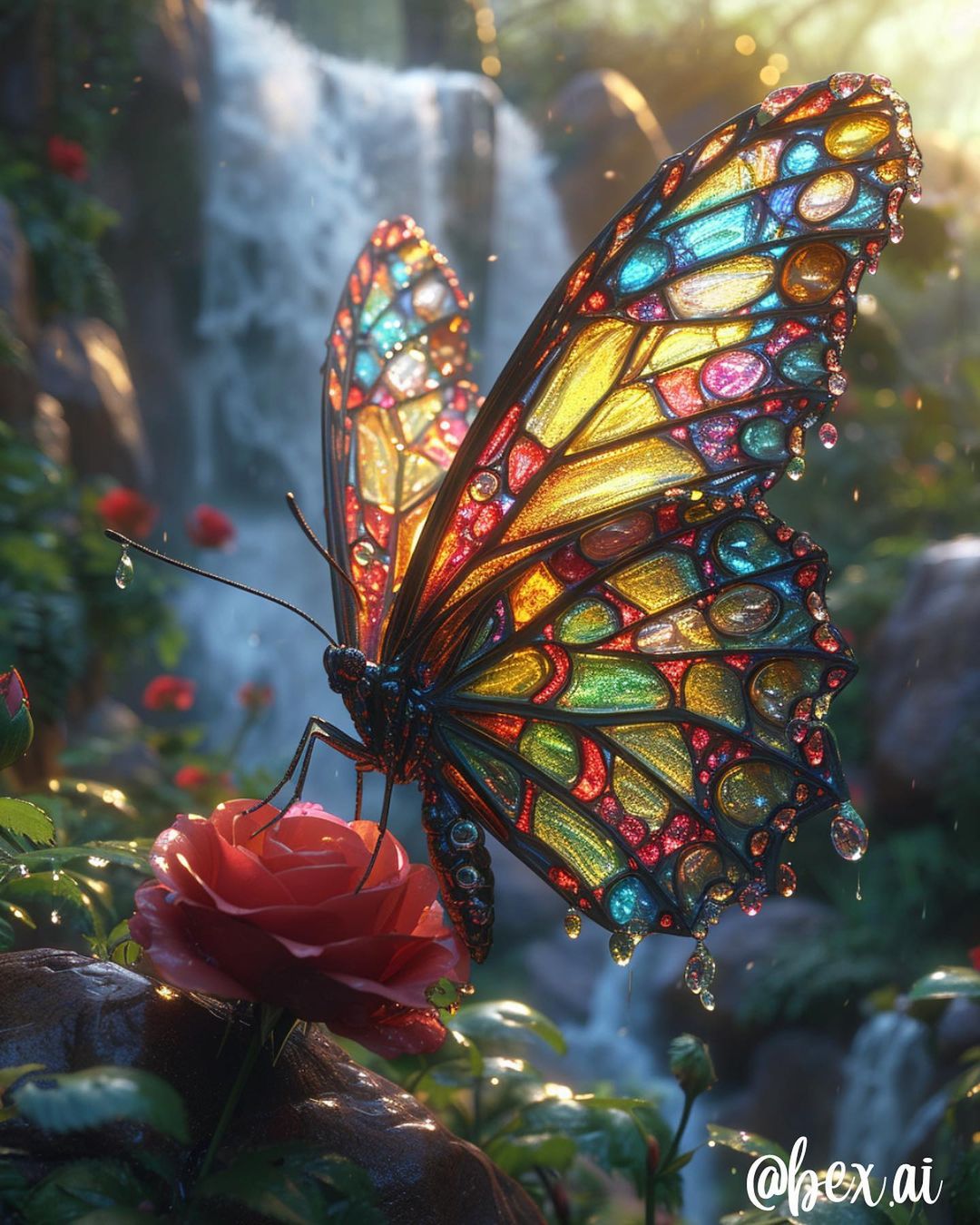 nimataban on Pinno: Stained Glass Butterfly Stained glass - # ...