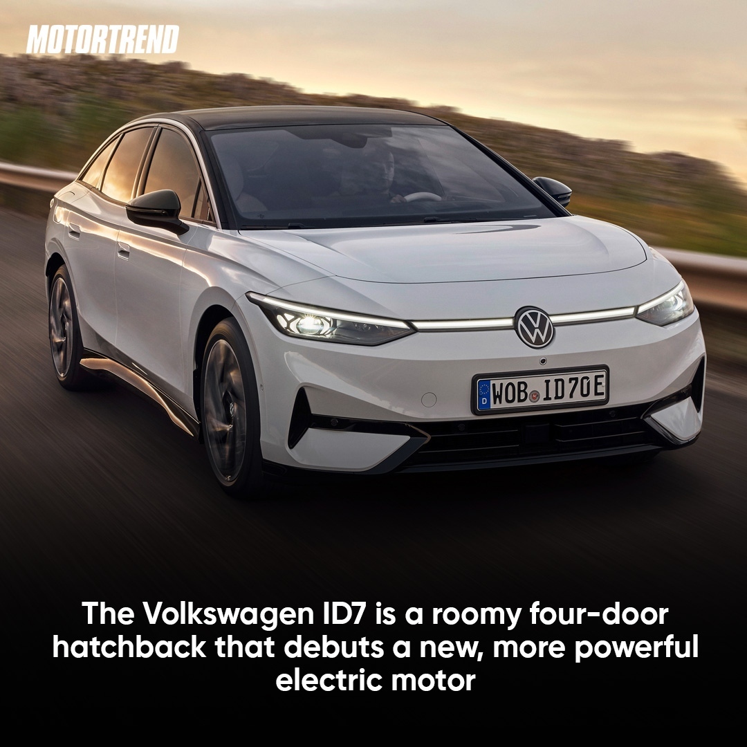 motortrend@instagram on Pinno: The ID7 sits between the Tesla Model S ...