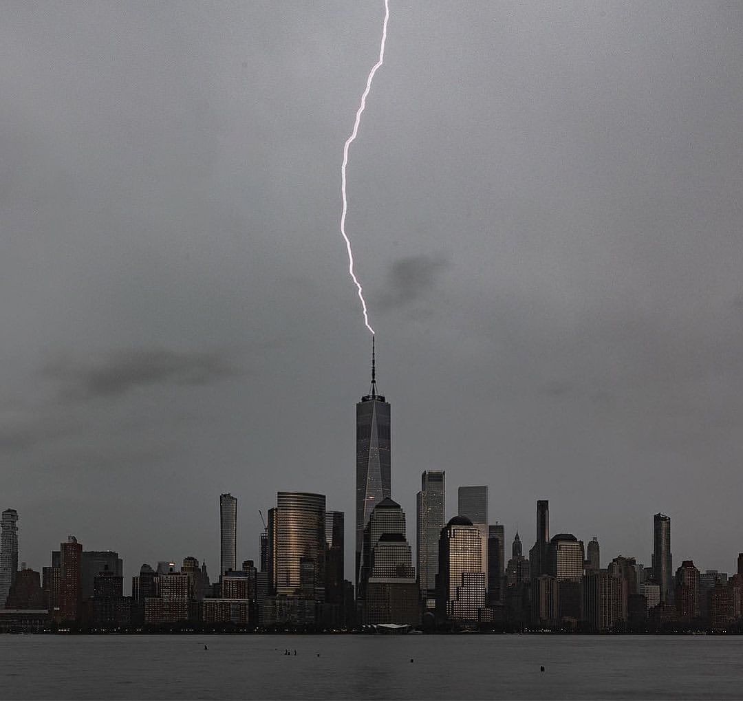 usa.explores@instagram on Pinno: When lightning strikes, NYC shines even brighter⚡️🇺🇸 🏷️ Tag ...