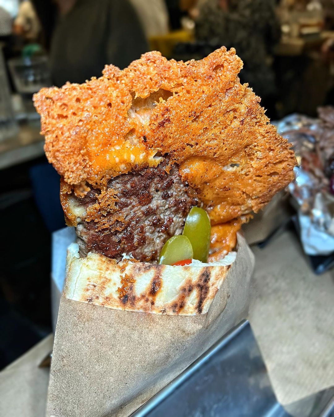 notorious_foodie@instagram on Pinno: A ridiculous folded smash burger ...
