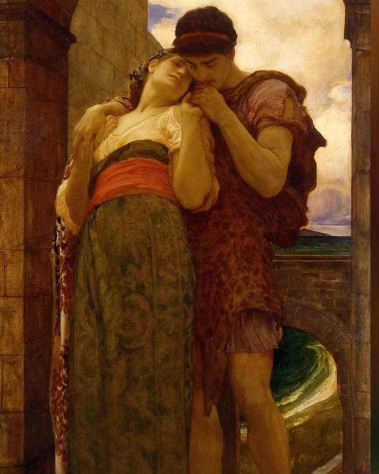 Erato - muse of love poetry on Pinno: "Sposi (Wedded)" by Frederic Lei...