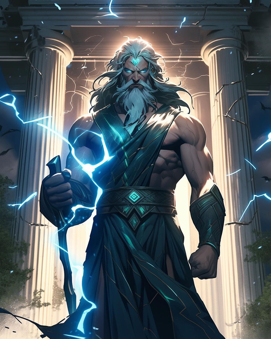 maestro.ai@instagram on Pinno: ZEUS King of the Greek Gods #greekgods # ...