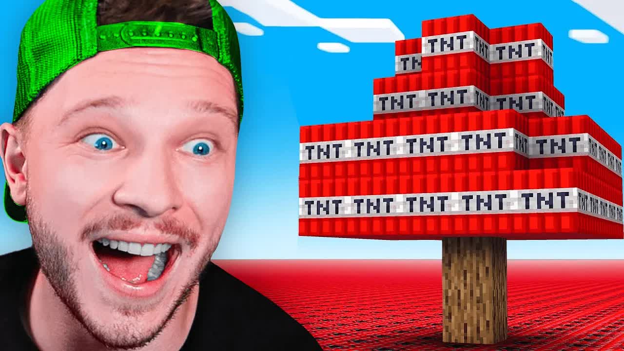 UnchainedOff@youtube on Pinno: Minecraft, mais le monde est en TNT ! Pr...