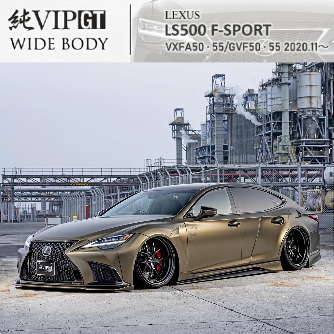 aimgain_hiroshi@instagram on Pinno: LEXUS LS500F-SPORTAIMGAIN純VIP GT WIDE BODYKIT GTM22inch ...
