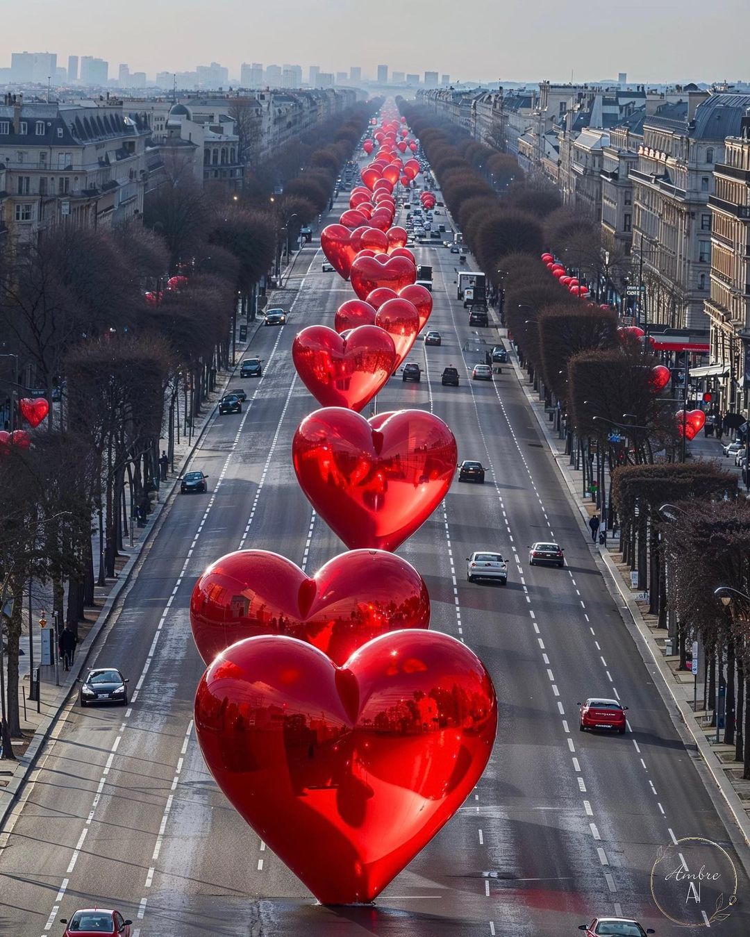 ambre_ai@instagram on Pinno: City of love ️ happy Valentine’s day
