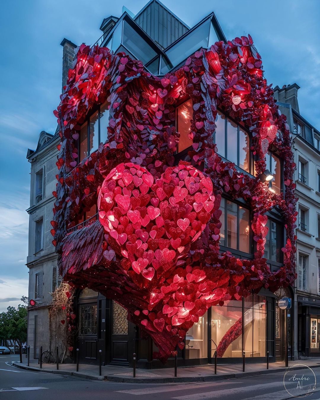 ambre_ai@instagram on Pinno: City of love ️ happy Valentine’s day