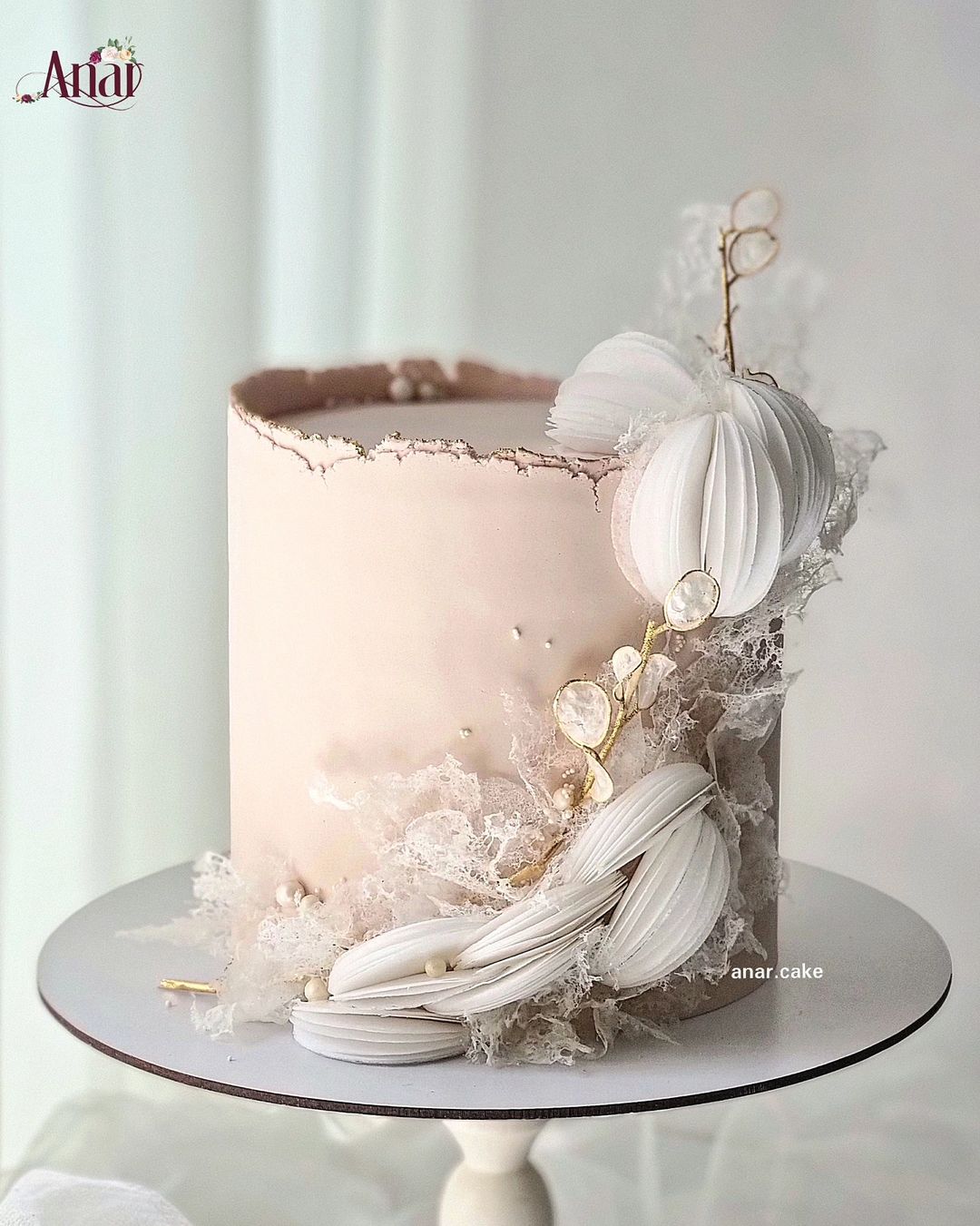 anar.cake@instagram on Pinno: ⚜️ Happy Happy Birthday ⚜️ کیک فوندانت ...