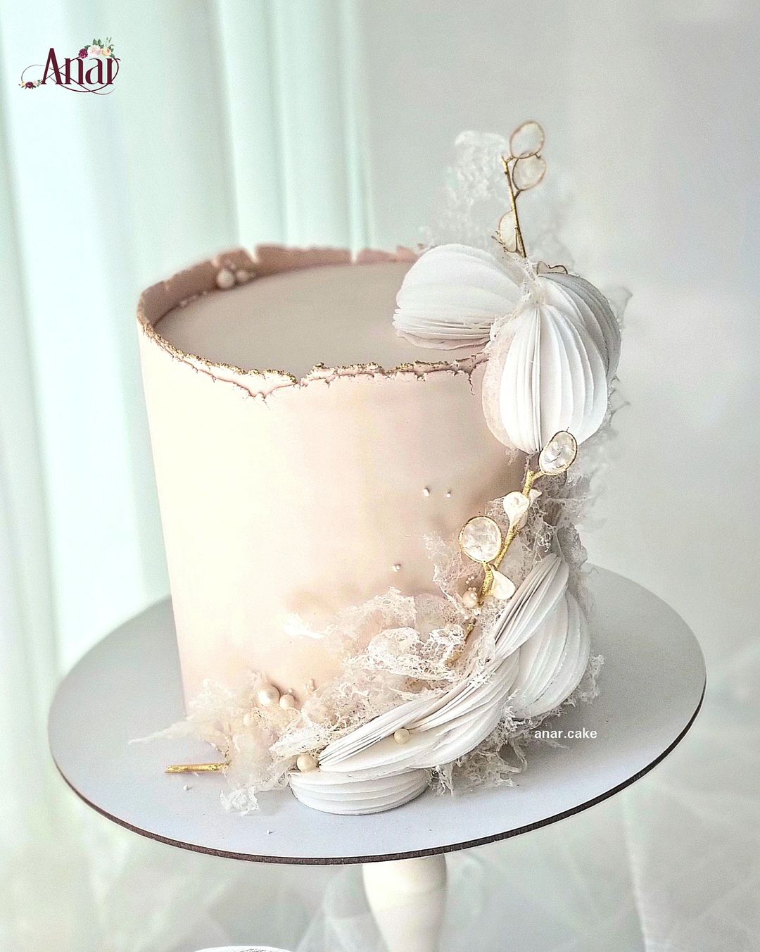 anar.cake@instagram on Pinno: ⚜️ Happy Happy Birthday ⚜️ کیک فوندانت ...