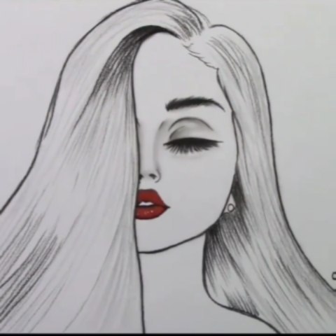 Vizatim Portret Me Laps