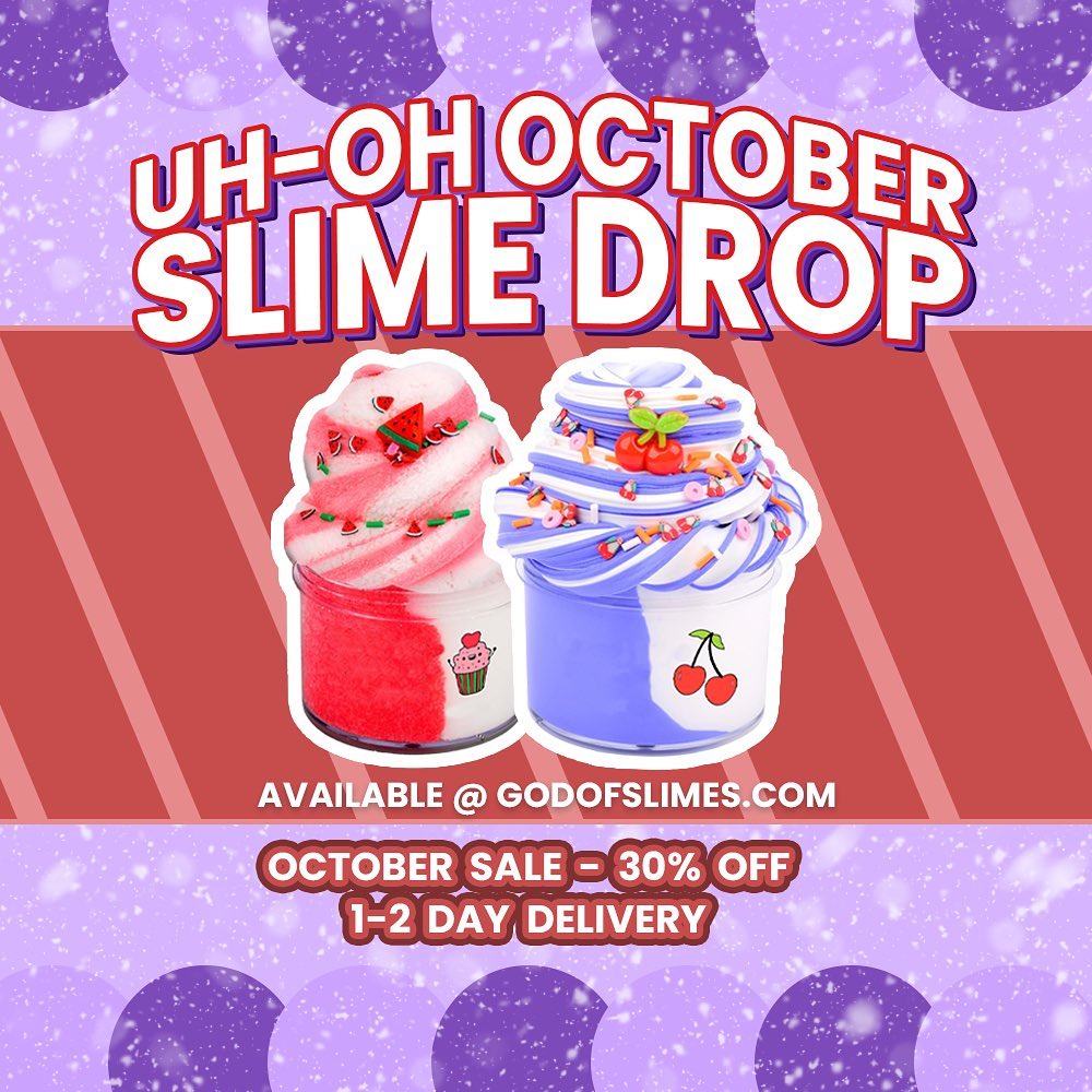 satisfynece@instagram on Pinno: 1 or 2? ️ - 🙈 UH-OH OCTOBER Slime Drop ...