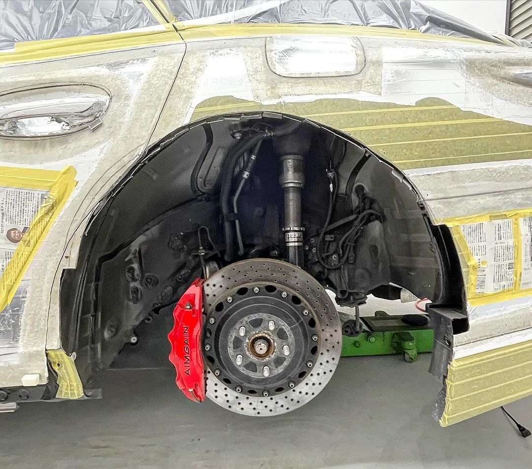 aimgain_hiroshi@instagram on Pinno: Under LEXUS LS500 wide fender ...