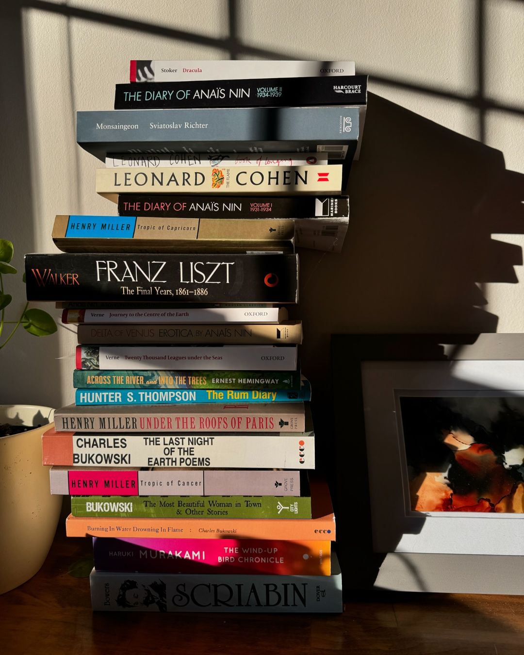 Eric Christian von Fricken on Pinno: The stack of books I’ve finished ...