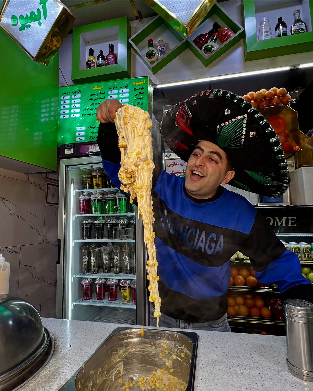 food.spy.ir@instagram on Pinno: ذرت طلایی متین🌽🥪😍(نازی آباد) 🆔 @zorat.ta...