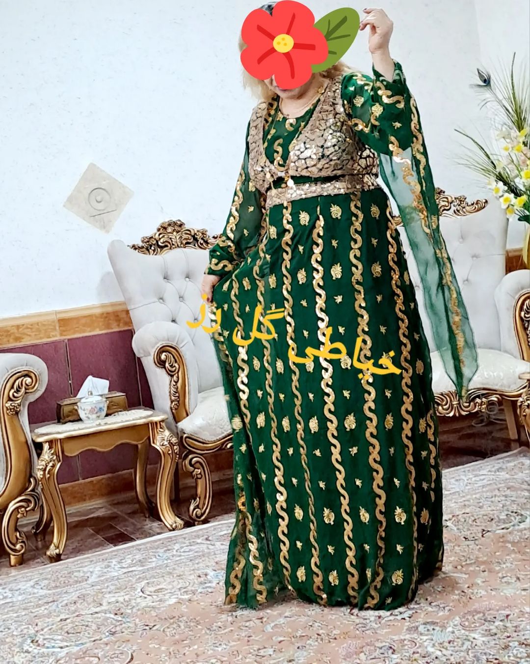 gol.roz_tailoring@instagram on Pinno: #خیاطی گل رز #سورانی #حریر #پولک ...