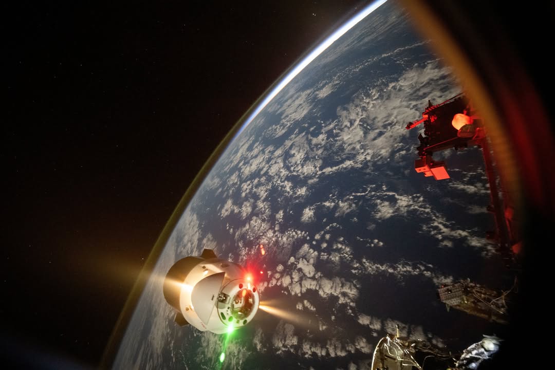 iss@instagram on Pinno: This frame from a time-lapse video captured by ...