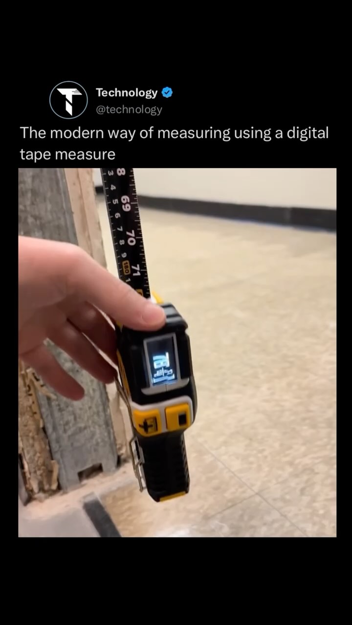 Video by Technology on Pinno: A digital tape measure is a modern, high...