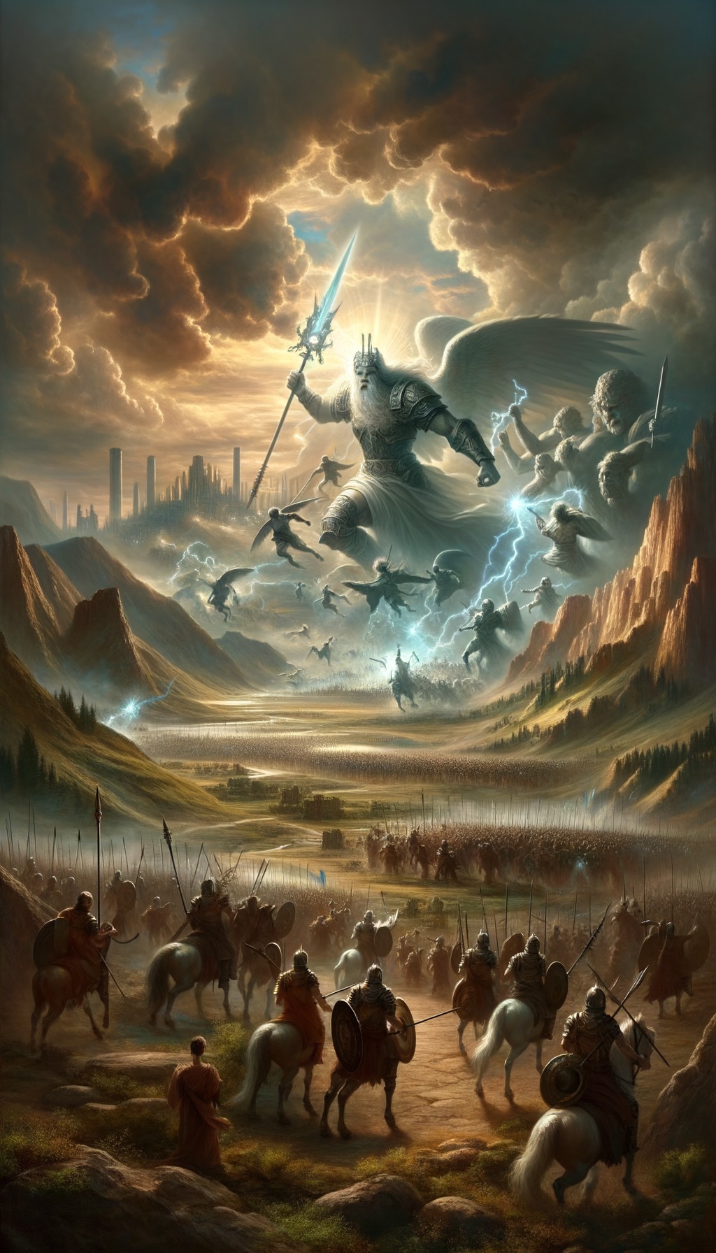 maestro.ai@instagram on Pinno: Azure Wings The angel's gaze pierces ...