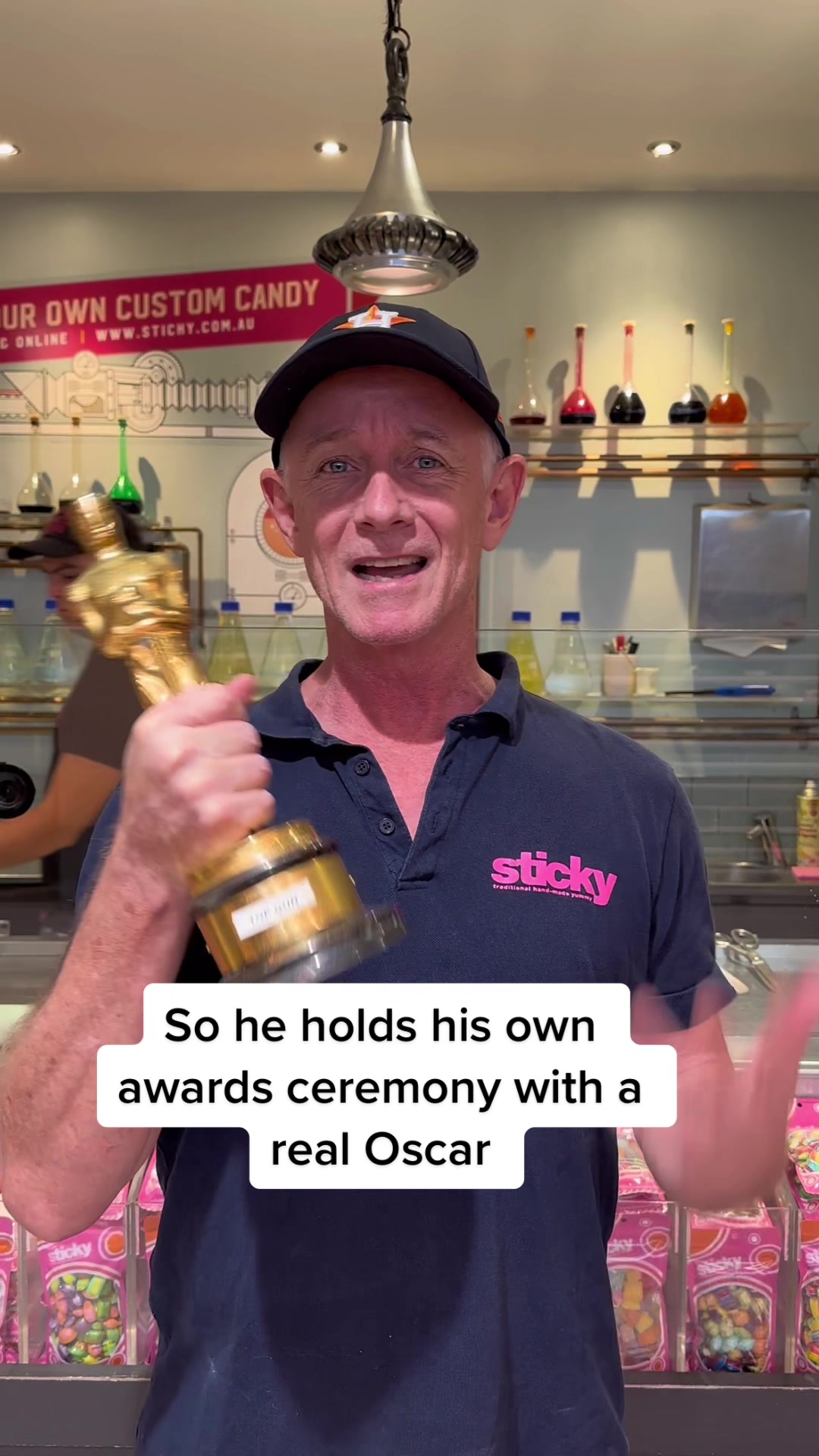 stickyaustralia@tiktok on Pinno: Yes it’s a real Oscar! Dad wanted Top ...
