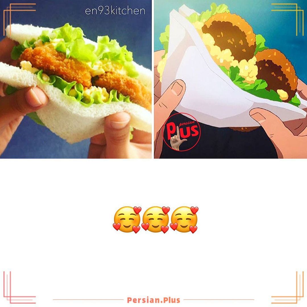 persian.plus@instagram on Pinno: غذاهای انیمه‌ای..🥹🫠 . . . Credit ...