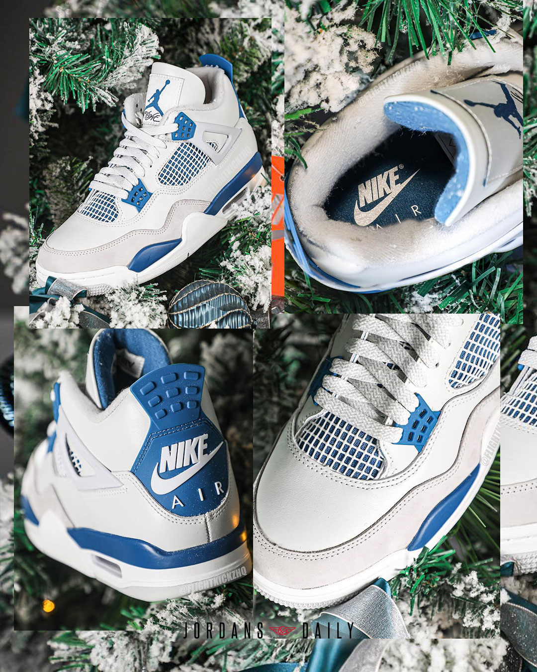 jordansdaily@instagram on Pinno: Air Jordan 4 "Military Blue" dropping ...