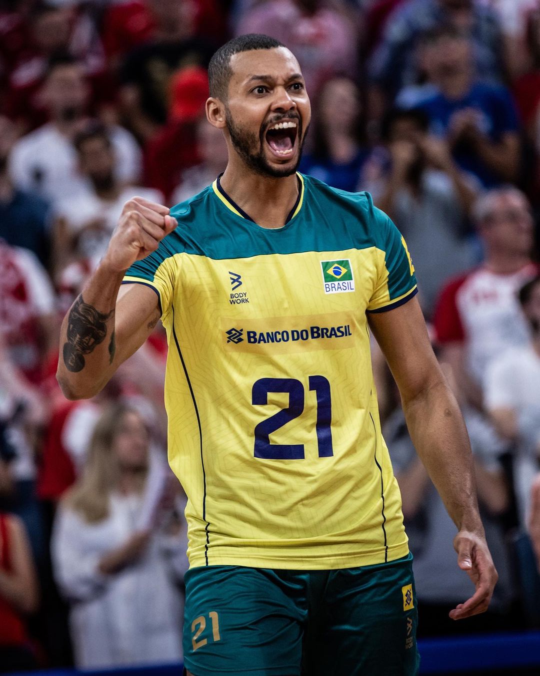 Volleyball Nations League on Pinno: Alan 🇧🇷 The opposite hitter & Brazi...