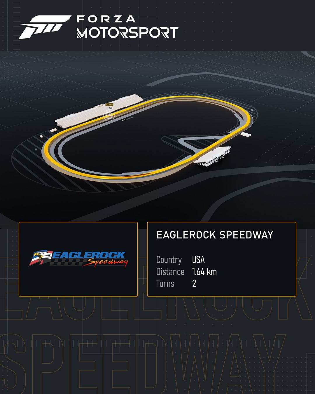 Forza Motorsport on Pinno: Eaglerock Speedway is the latest oval to...