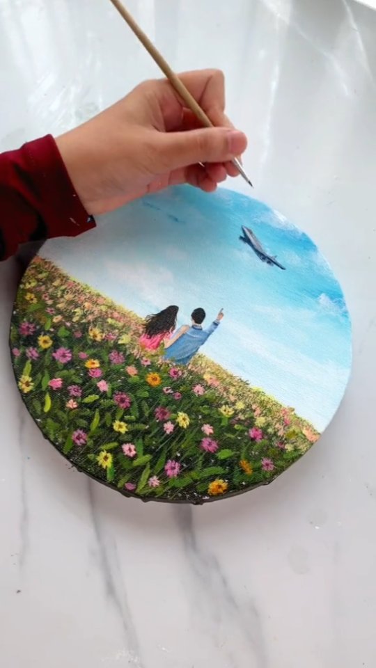 love_arts_help@instagram on Pinno: Amazing acrylic painting by @art ...