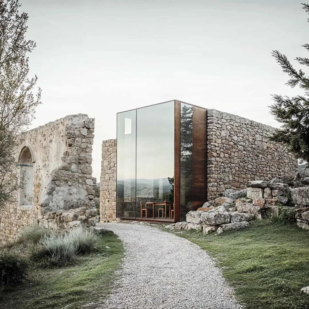 minimalismoarchitecture@instagram on Pinno: Bringing Tuscan ruins back ...