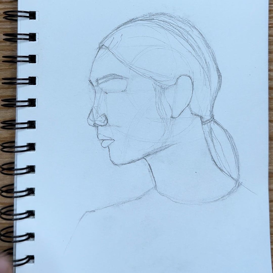 hamed.elshal@instagram on Pinno: Side view sketching. #amazing #drawing